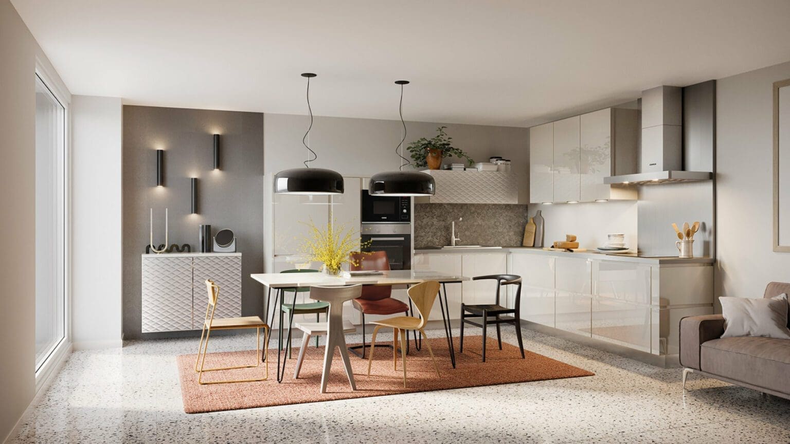 What Colours Go With a Cashmere Colour Kitchen? - Kitchen Experts