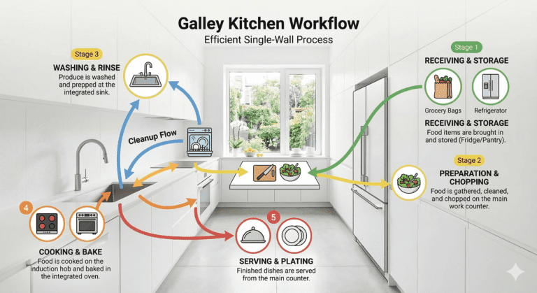 Galley Kitchen Layout Guide: Design Ideas & Planning Tips