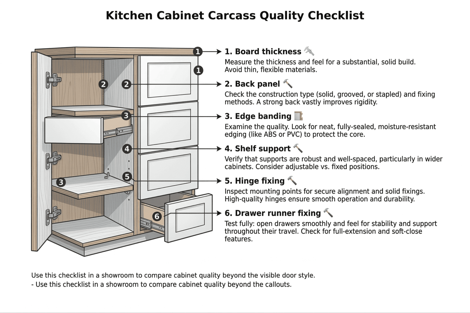 Kitchen Cabinet Carcass Guide: Materials, Quality and Buying Advice