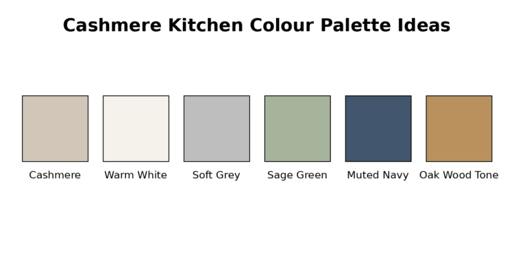 What Colours Go With a Cashmere Colour Kitchen? Walls, Worktops ...