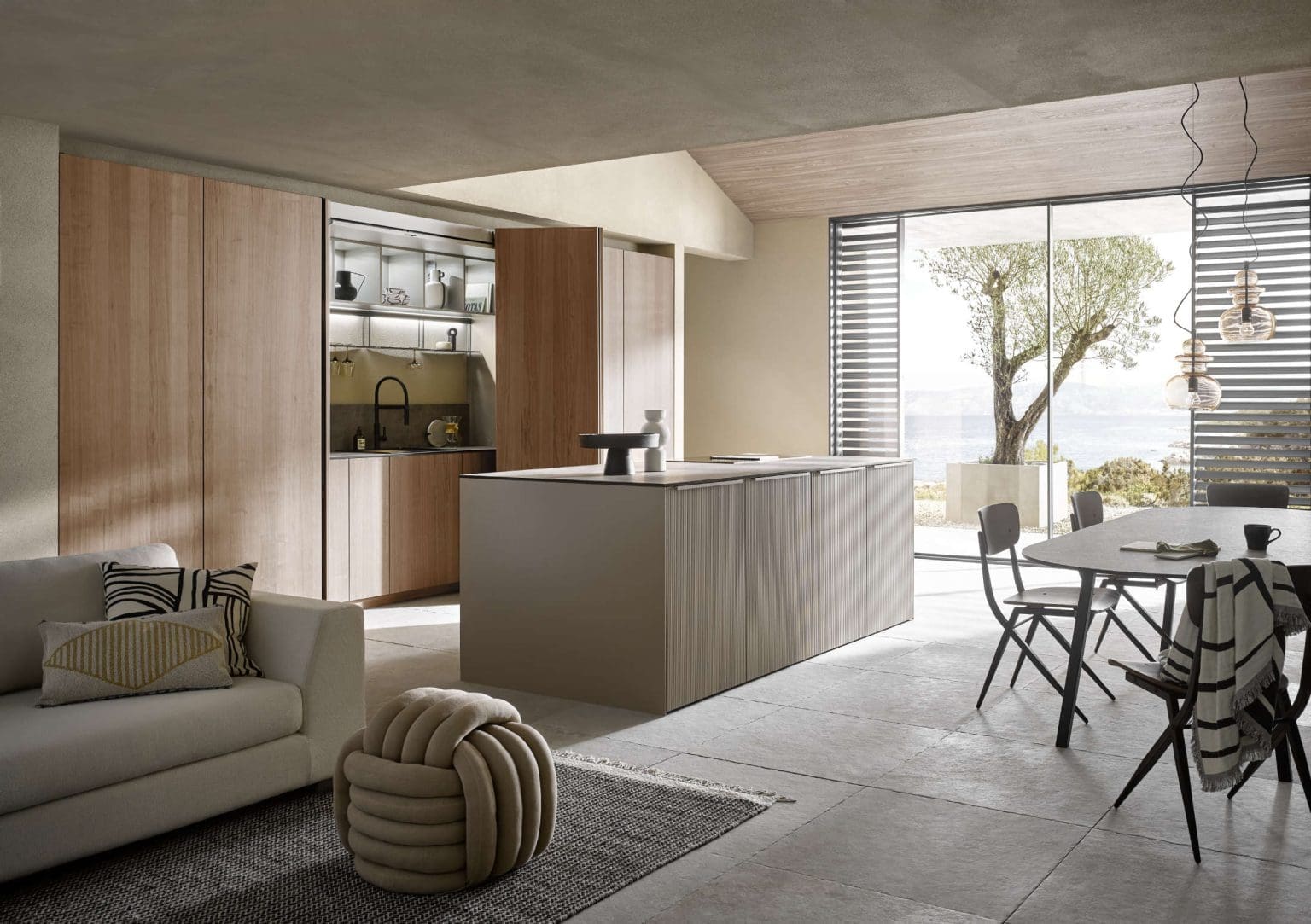 Fluted Kitchen Cabinetry - Kitchen Experts